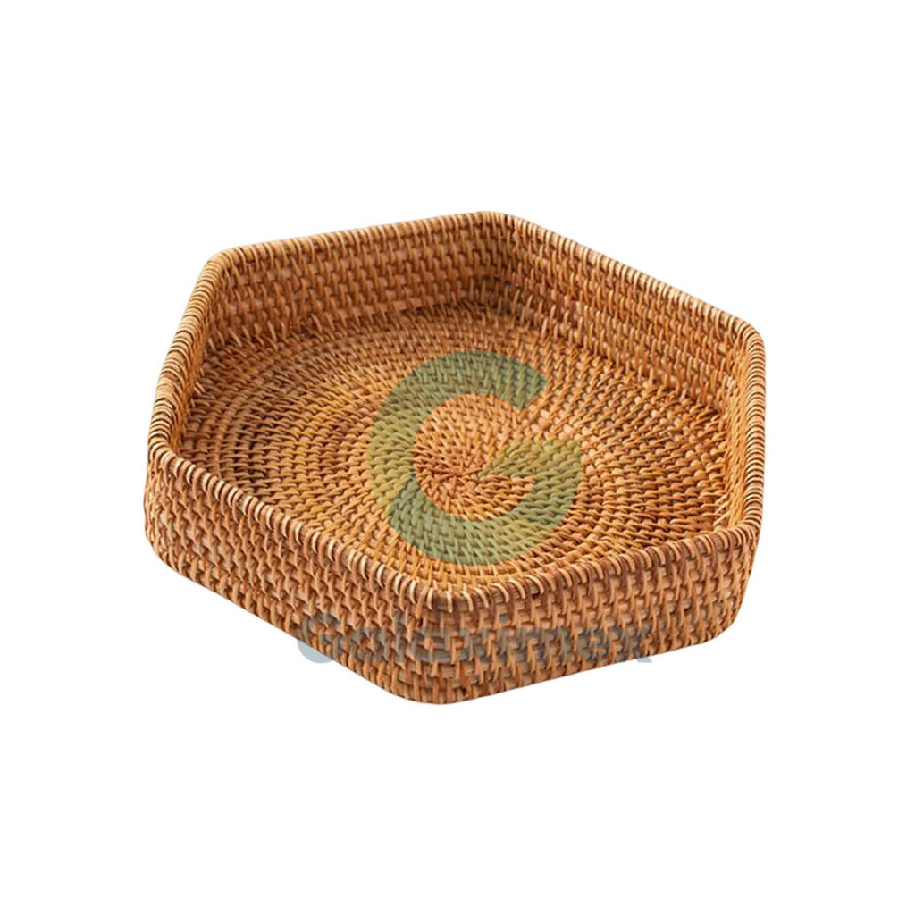 Unique rattan tray made in Vietnam - Galaximex